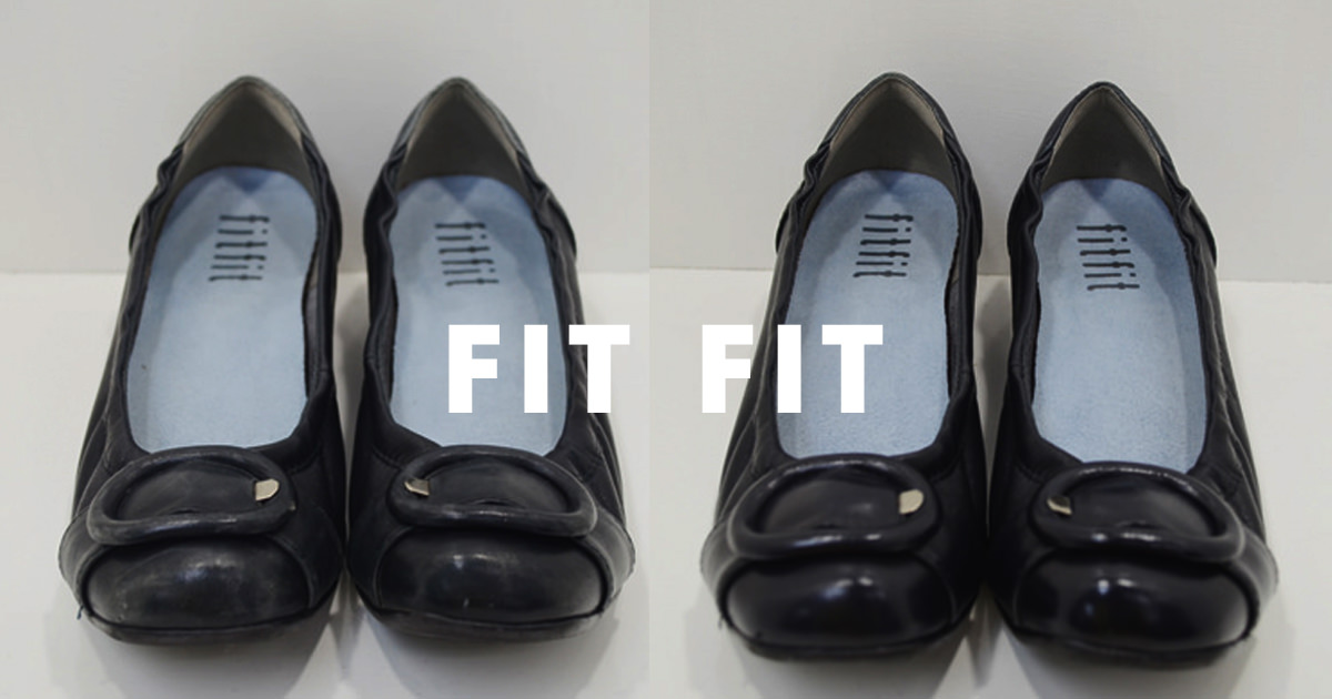 フィットフィット（fitfit)の婦人靴（ヒール）のクリーニングの事例